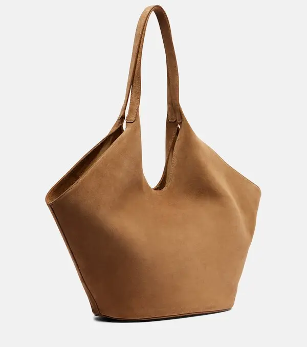AESTHER EKME Phantom Large Suede Tote Bag - Beige