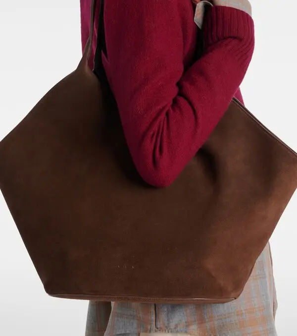 AESTHER EKME Phantom Large Suede Tote Bag - Brown