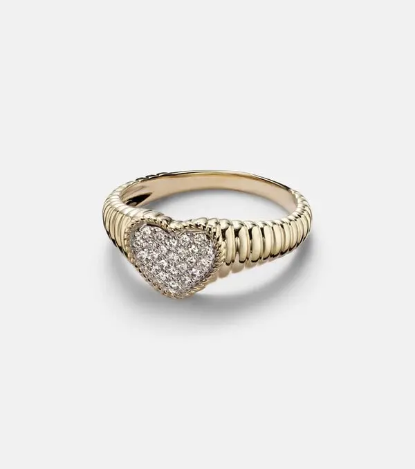 Yvonne Léon Baby 9kt Diamond Ring - Gold