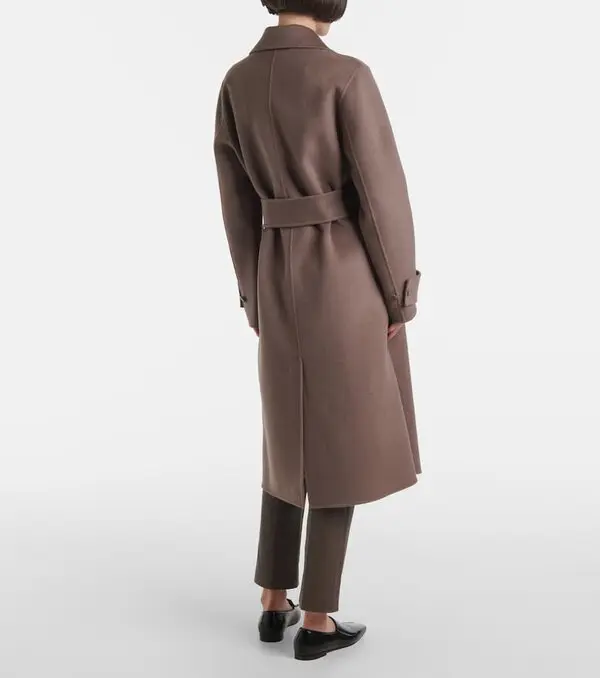 JOSEPH Arline Wool And Cashmere Coat - Brown