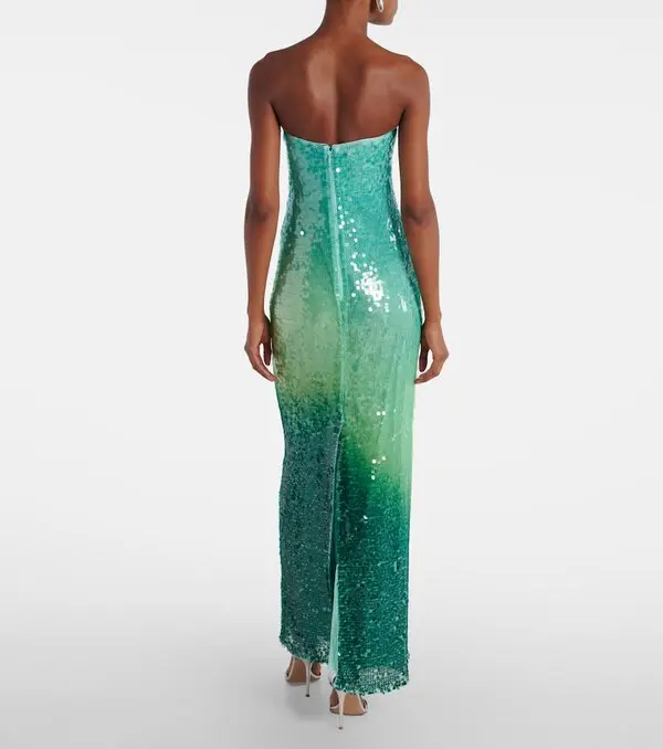 Simkhai Translucent Sequined Gown