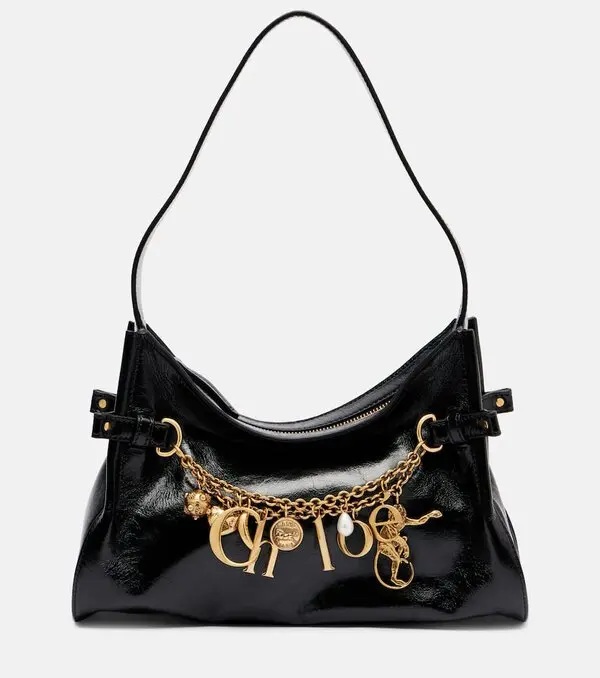 Chloé Charms Leather Shoulder Bag