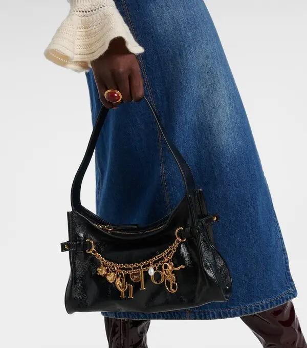 Chloé Charms Leather Shoulder Bag