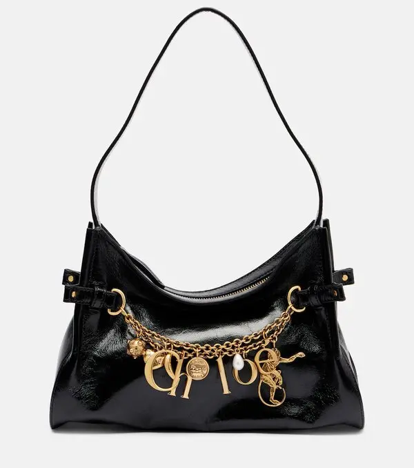 Chloé Charms Leather Shoulder Bag