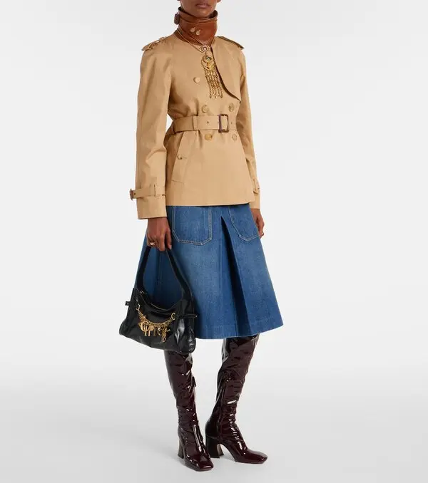 Chloé Charms Leather Shoulder Bag