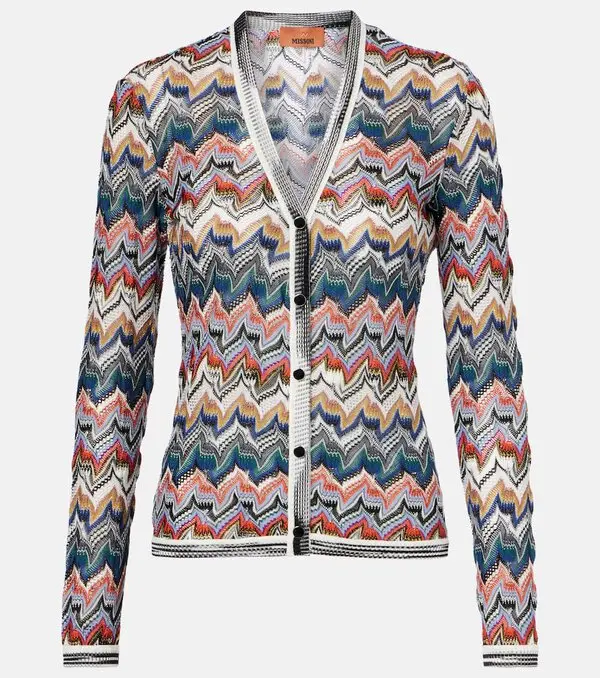 Missoni Zig Zag Lamé Cardigan