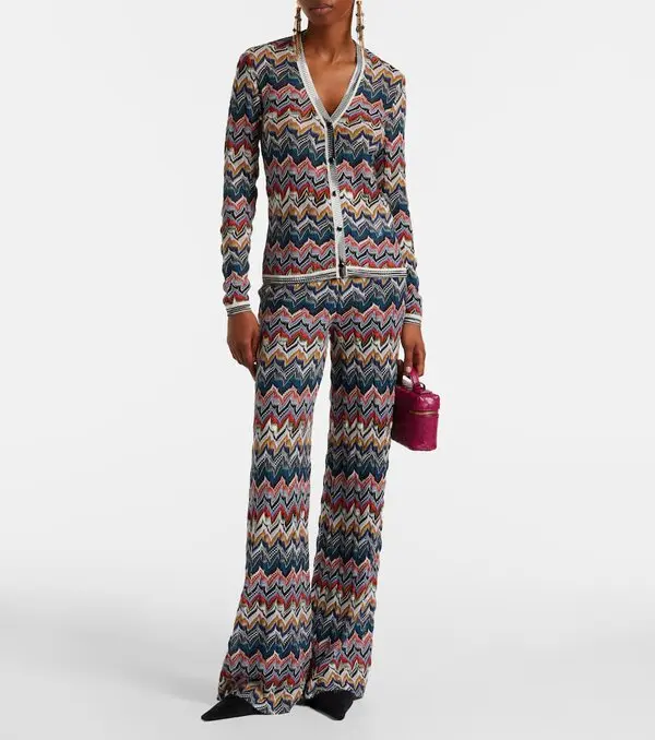 Missoni Zig Zag Lamé Cardigan