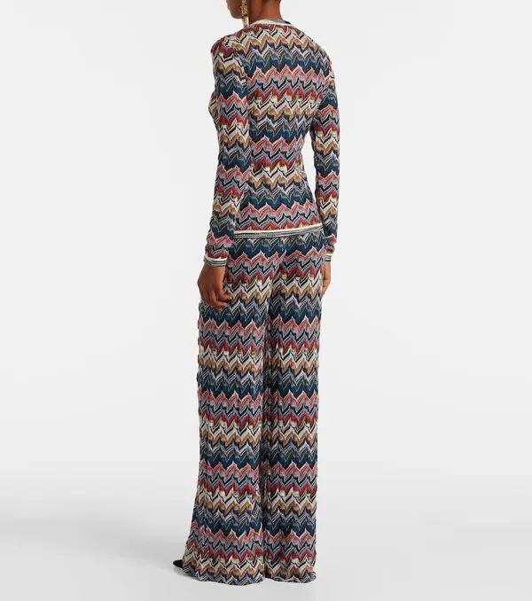 Missoni Zig Zag Lamé Cardigan