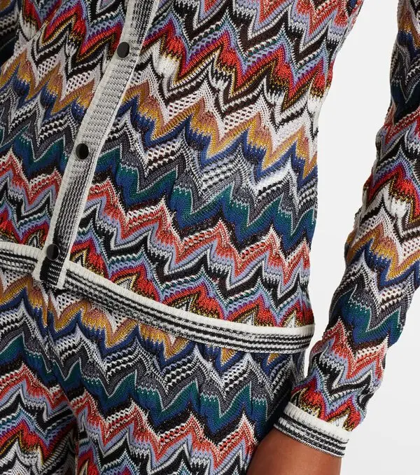 Missoni Zig Zag Lamé Cardigan