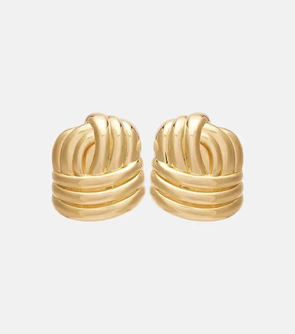 SELF-PORTRAIT Knot Stud Earrings - Gold
