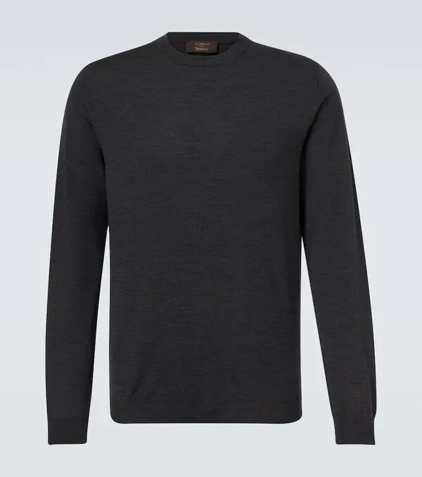 SLOWEAR Wool-blend Crewneck Sweater - Grey
