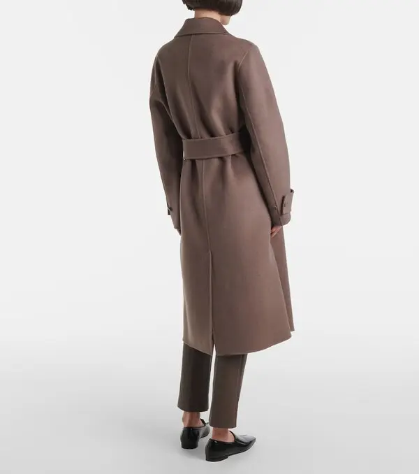 JOSEPH Arline Wool And Cashmere Coat - Brown