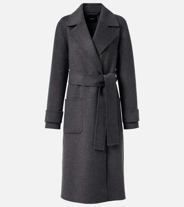 JOSEPH Arline Wool And Cashmere Coat - Grey