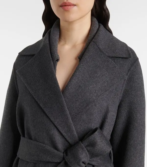 JOSEPH Arline Wool And Cashmere Coat - Grey