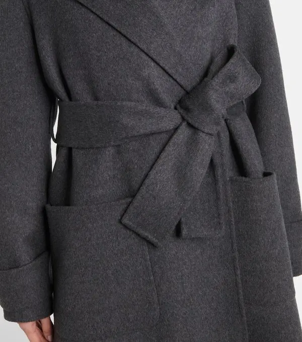 JOSEPH Arline Wool And Cashmere Coat - Grey