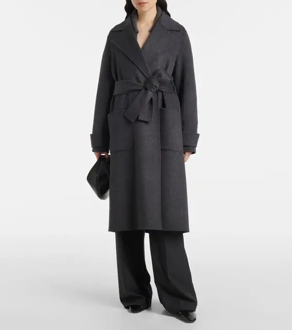 JOSEPH Arline Wool And Cashmere Coat - Grey