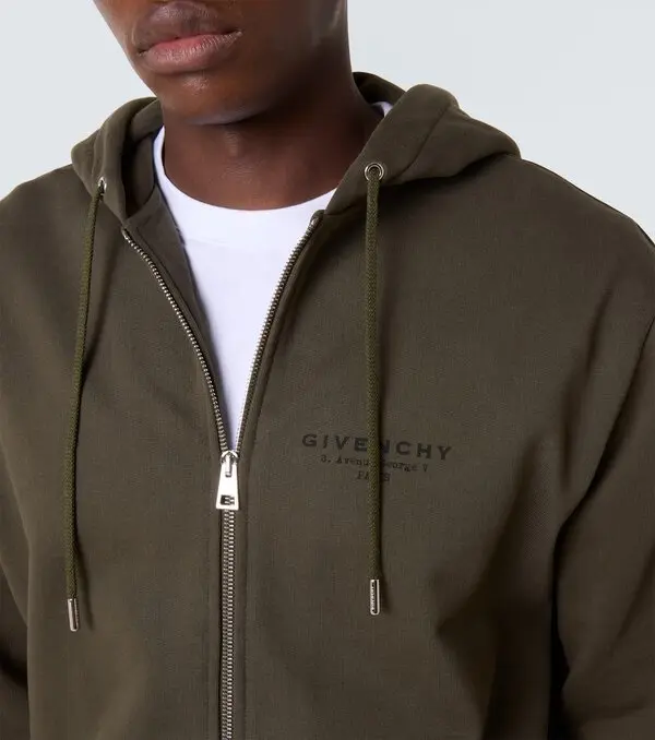 Givenchy Stamp Cotton Fleece Hoodie
