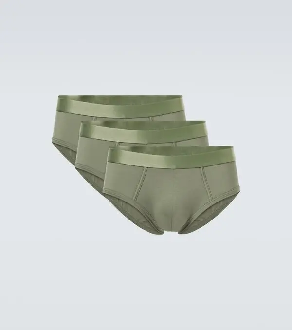 CDLP Set Of 3 Jersey Briefs - Green