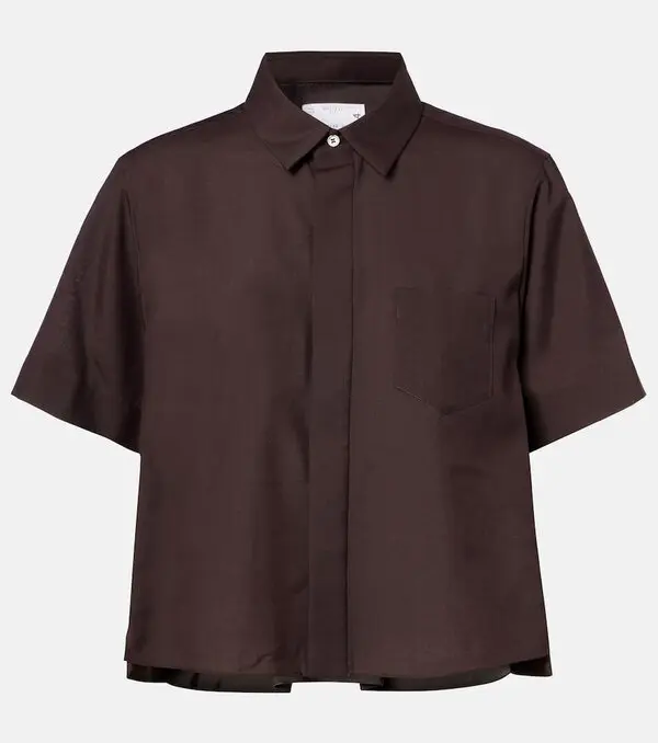 Sacai Cropped Shirt