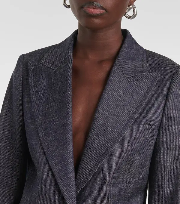 JOSEPH Cassini Wool And Cotton Blazer