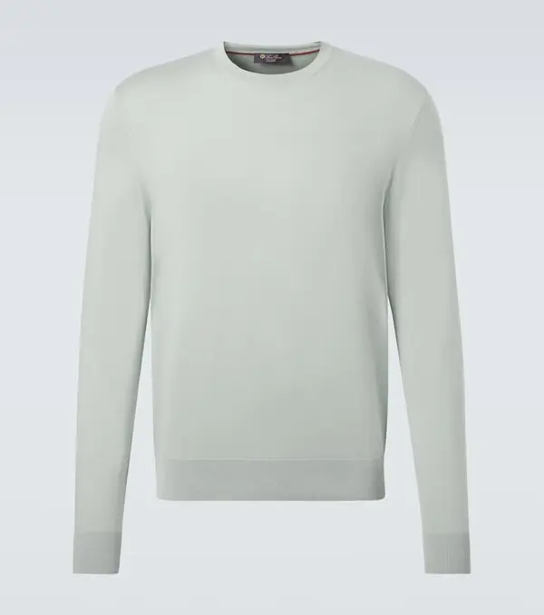Loro Piana Cotton Crewneck Sweater