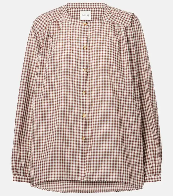 Posse Mira Gingham Cotton Shirt