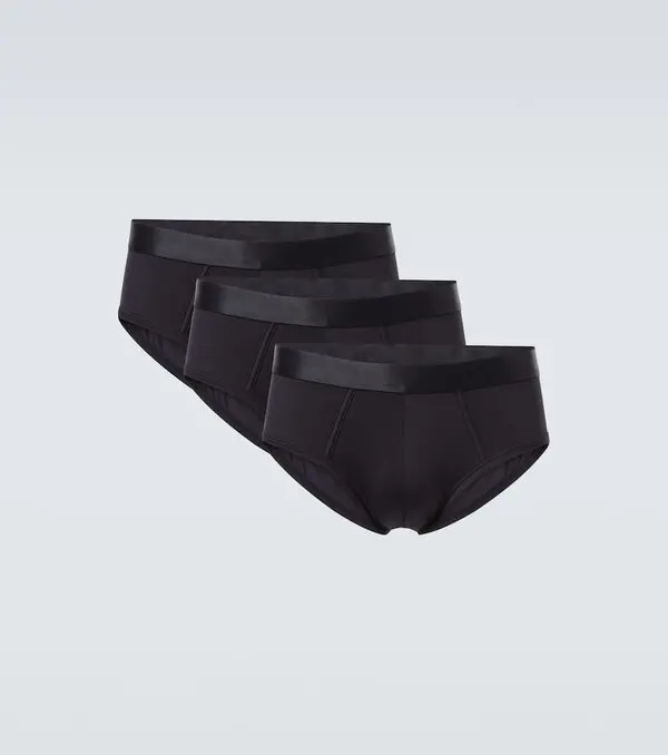 CDLP Set Of 3 Jersey Briefs - Black