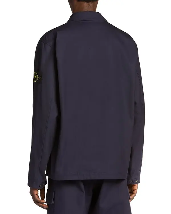 Stone Island Zip Front Shirt Jacket