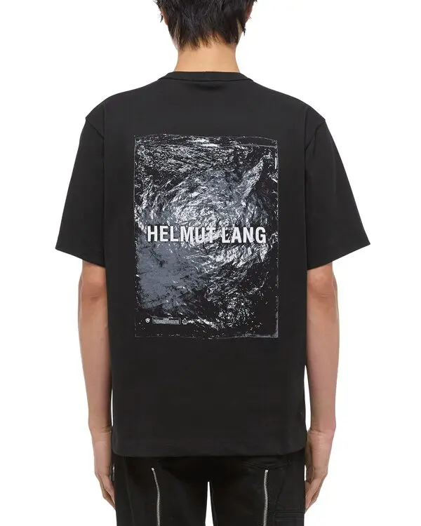 Helmut Lang Plastic Tee - Black