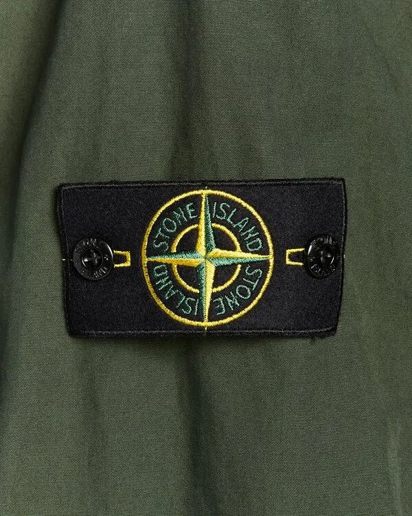 Stone Island Zip Front Shirt Jacket - Juniper