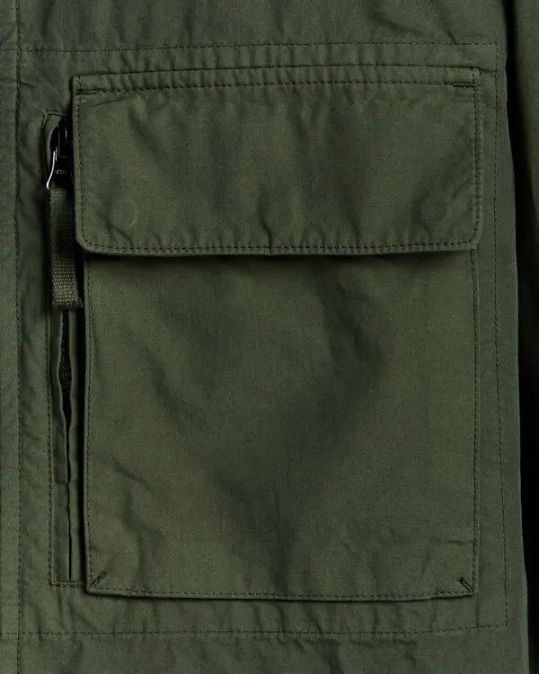 Stone Island Zip Front Shirt Jacket - Juniper