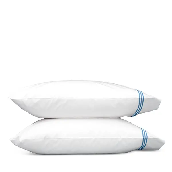 MATOUK Bel Tempo King Pillowcase, Pair - Ocean