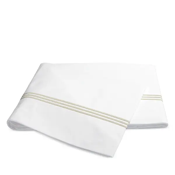 MATOUK Bel Tempo Flat Sheet, Full Queen - Almond