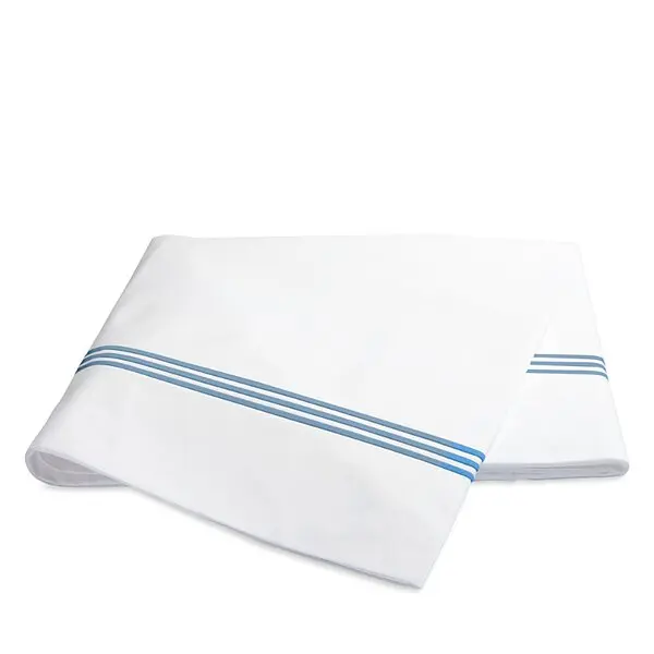 MATOUK Bel Tempo Flat Sheet, Full Queen - Ocean