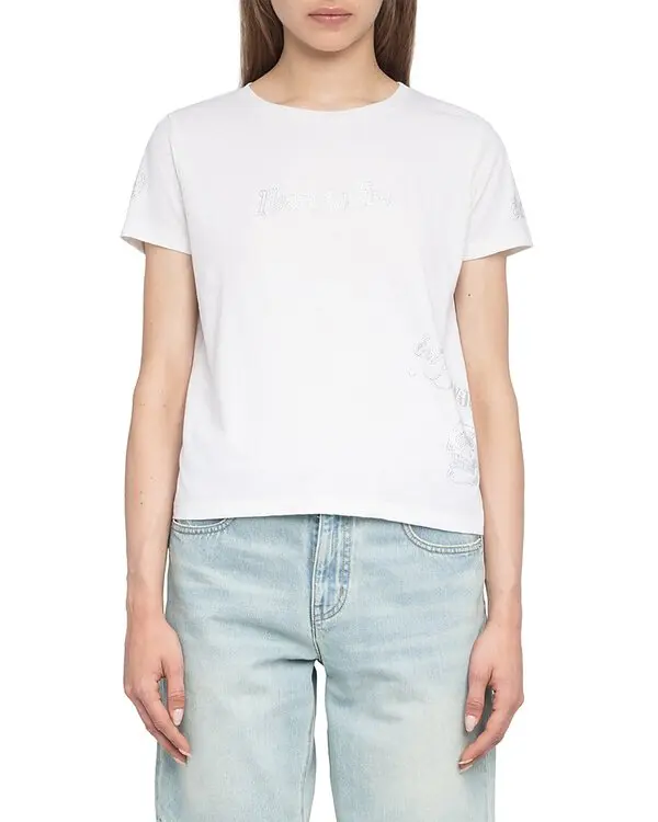 Zadig&Voltaire Alys Pcl Multicusto Embellished Tee - Judo