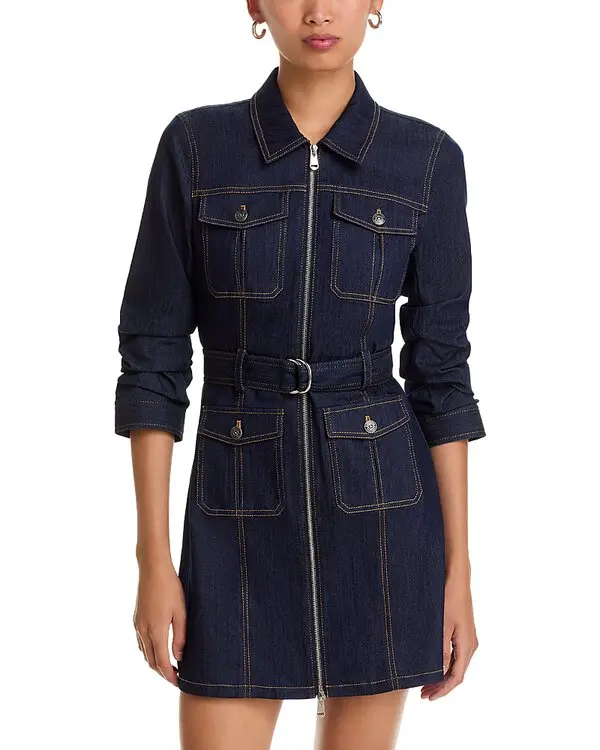 Cinq À Sept Fauna Denim Mini Dress