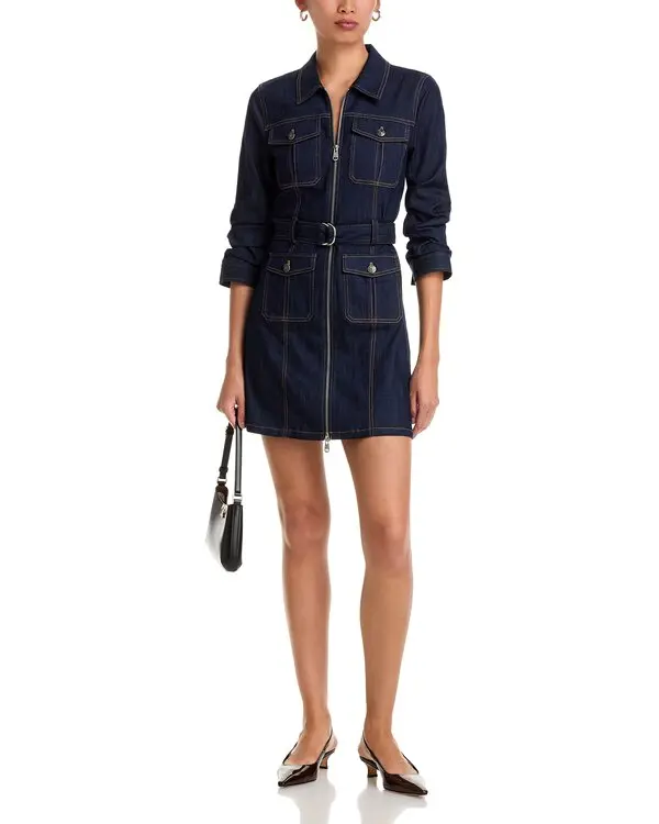 Cinq À Sept Fauna Denim Mini Dress