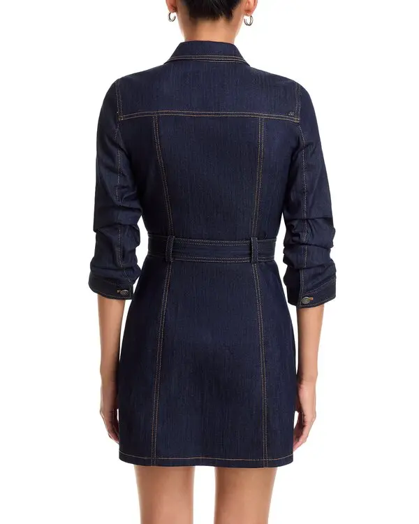 Cinq À Sept Fauna Denim Mini Dress