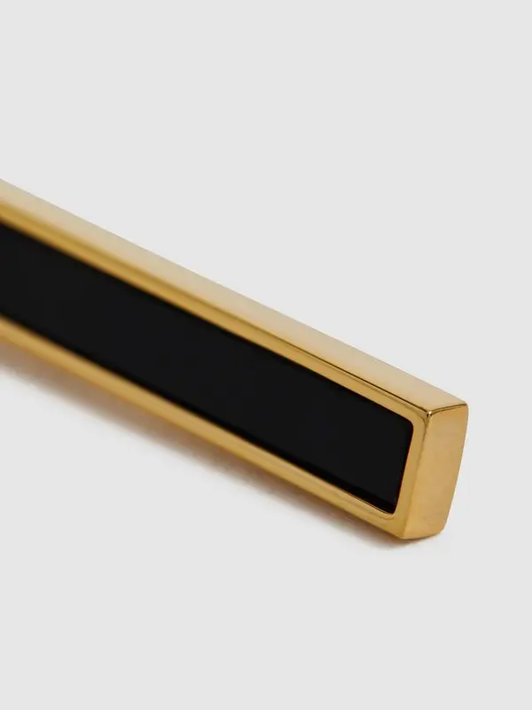 REISS Ardley Stone Insert Tie Bar