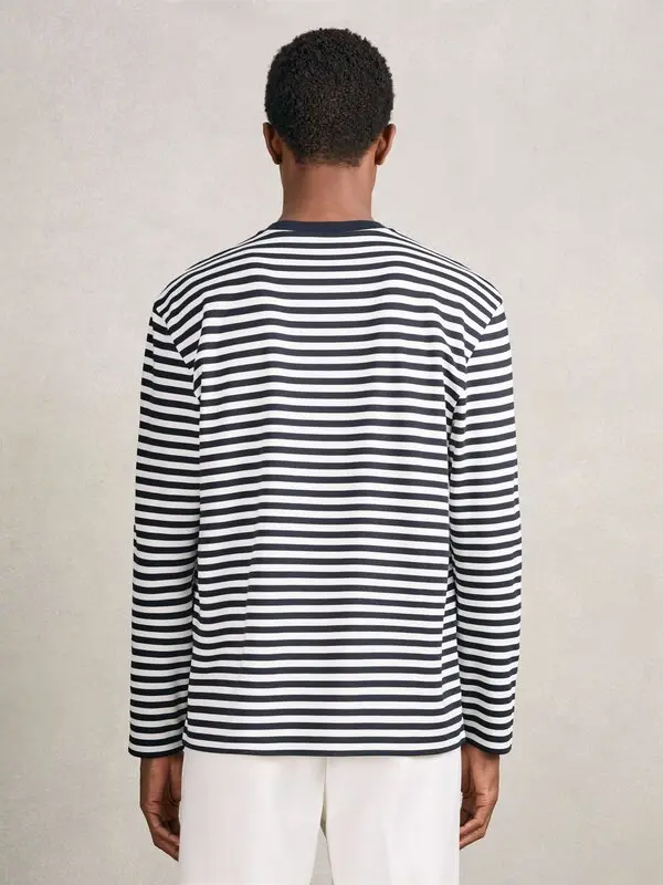 REISS Kenny Striped Crew-neck T-shirt