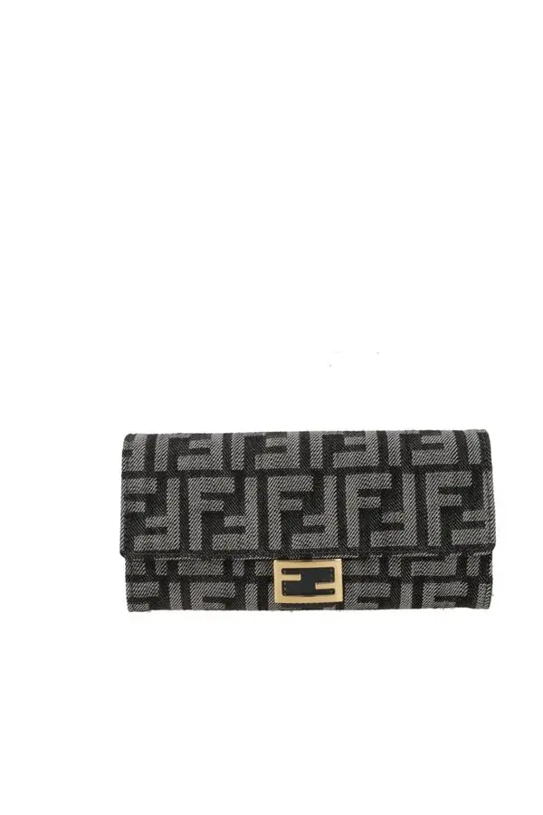 Fendi Wallet On Chain - Black+night Blue