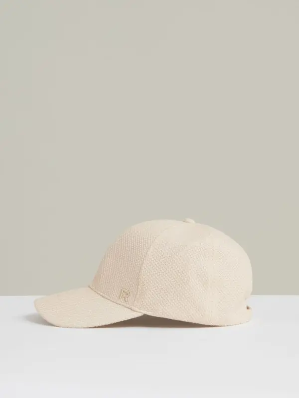 REISS Waffle-knit Baseball Cap
