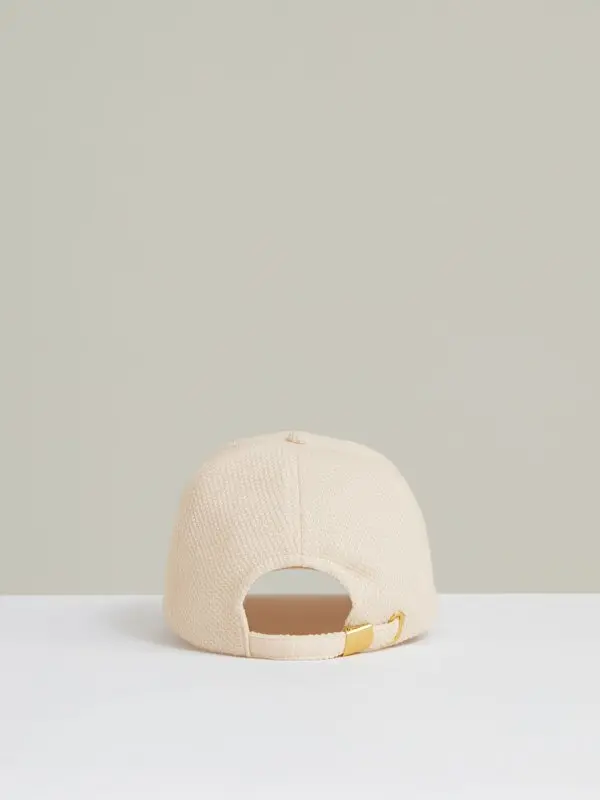 REISS Waffle-knit Baseball Cap