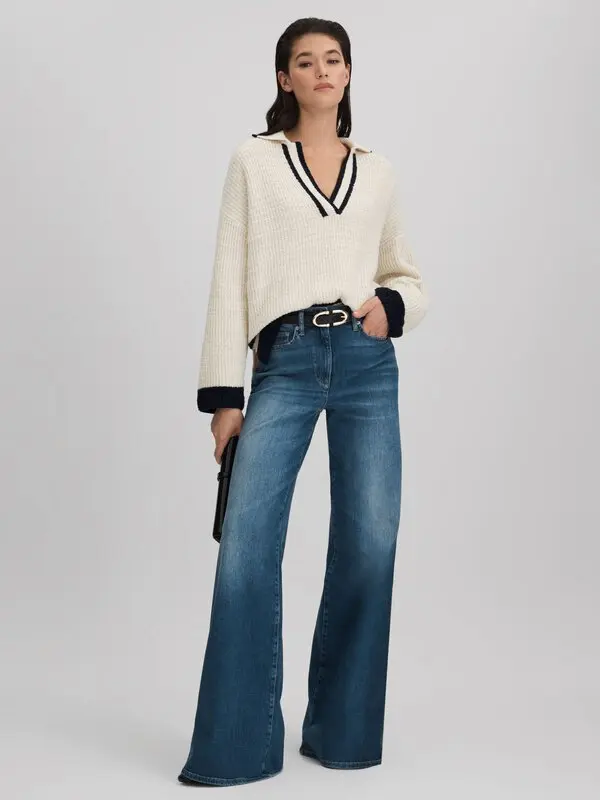 REISS Michaela Wool-blend Jumper