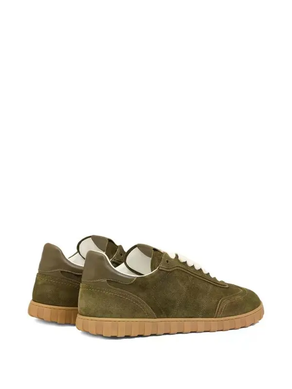 Ami Step Leather Low-top Sneakers - Green