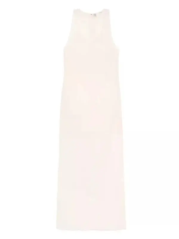TOTEME Crinkled Scoop Neck Dress