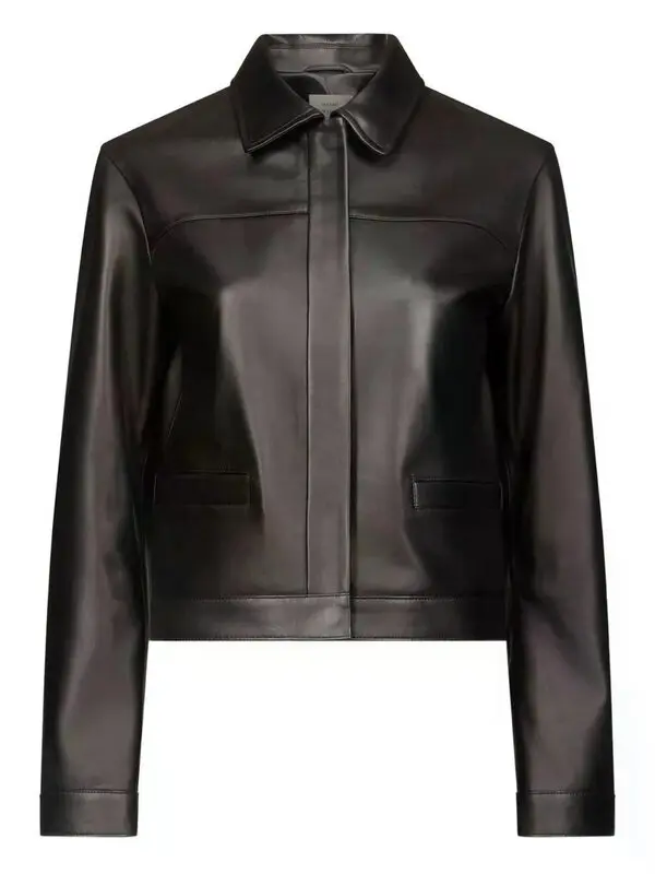 Loulou De Saison Collared Leather Jacket