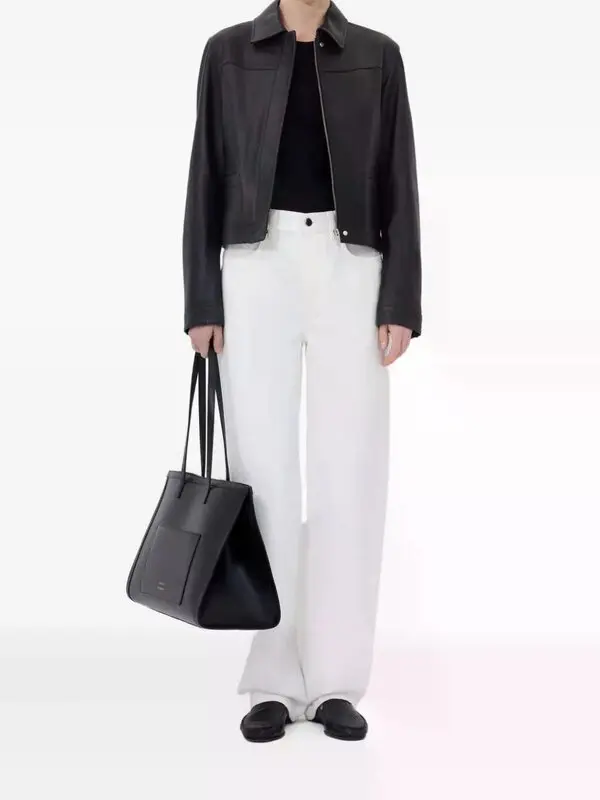 Loulou De Saison Collared Leather Jacket