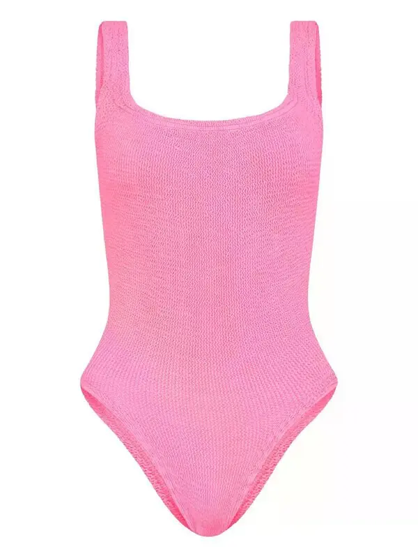 Hunza G Square-neck Swimsuit - Pink