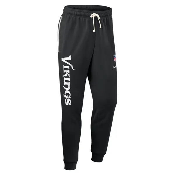 Nike Minnesota Vikings Ground Game Sideline Dri-fit Nfl Taper Pants - Black